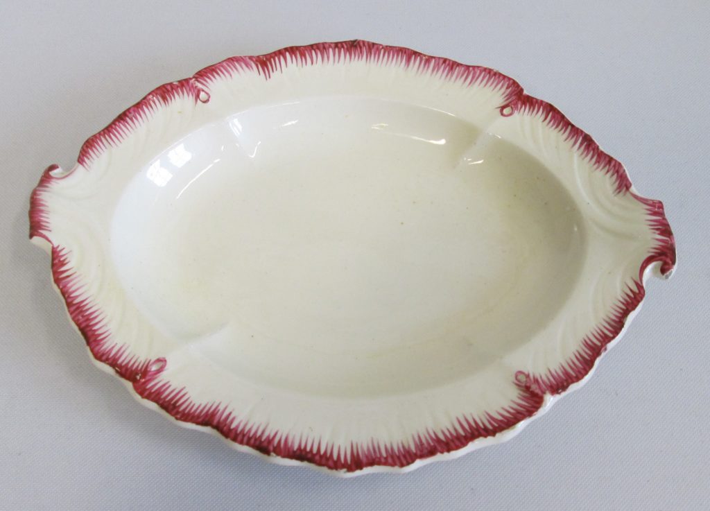 A probably Neale & Co of Staffordshire English Pottery Creamware oval ...
