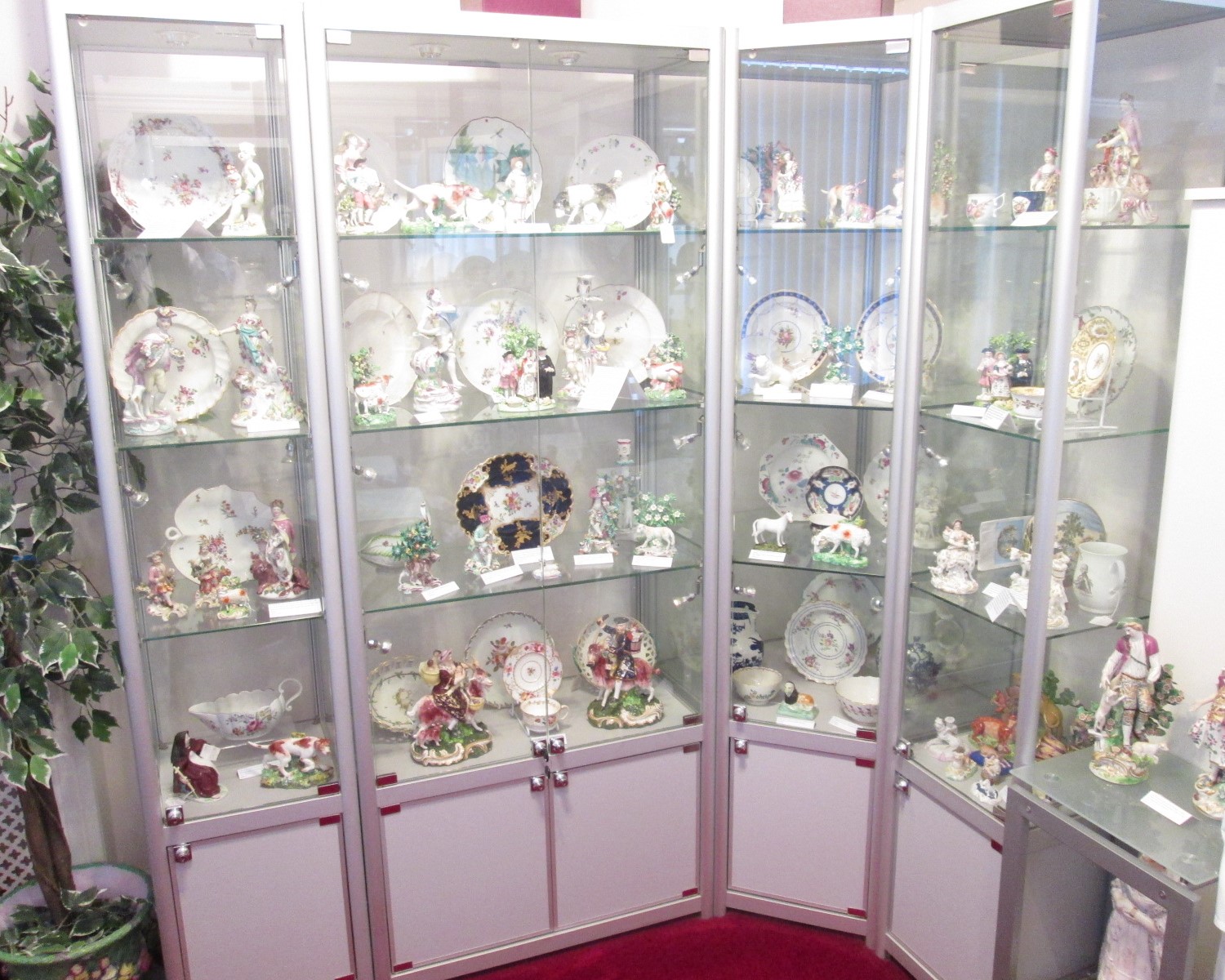 Alan Finney Antiques Ltd Showroom Cabinets and Ceramic Restoration ...